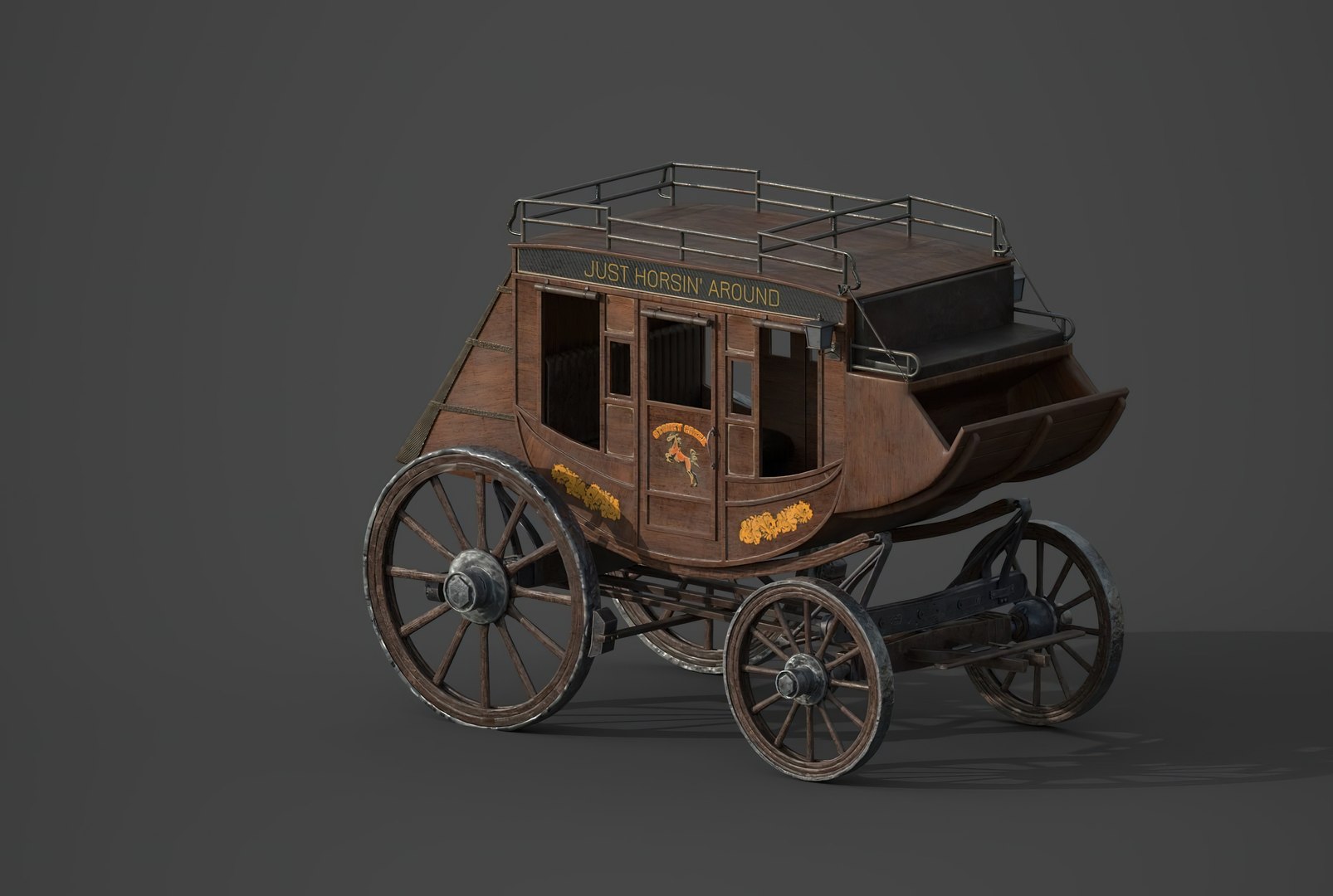 Carriage 3D Model - TurboSquid 2056866