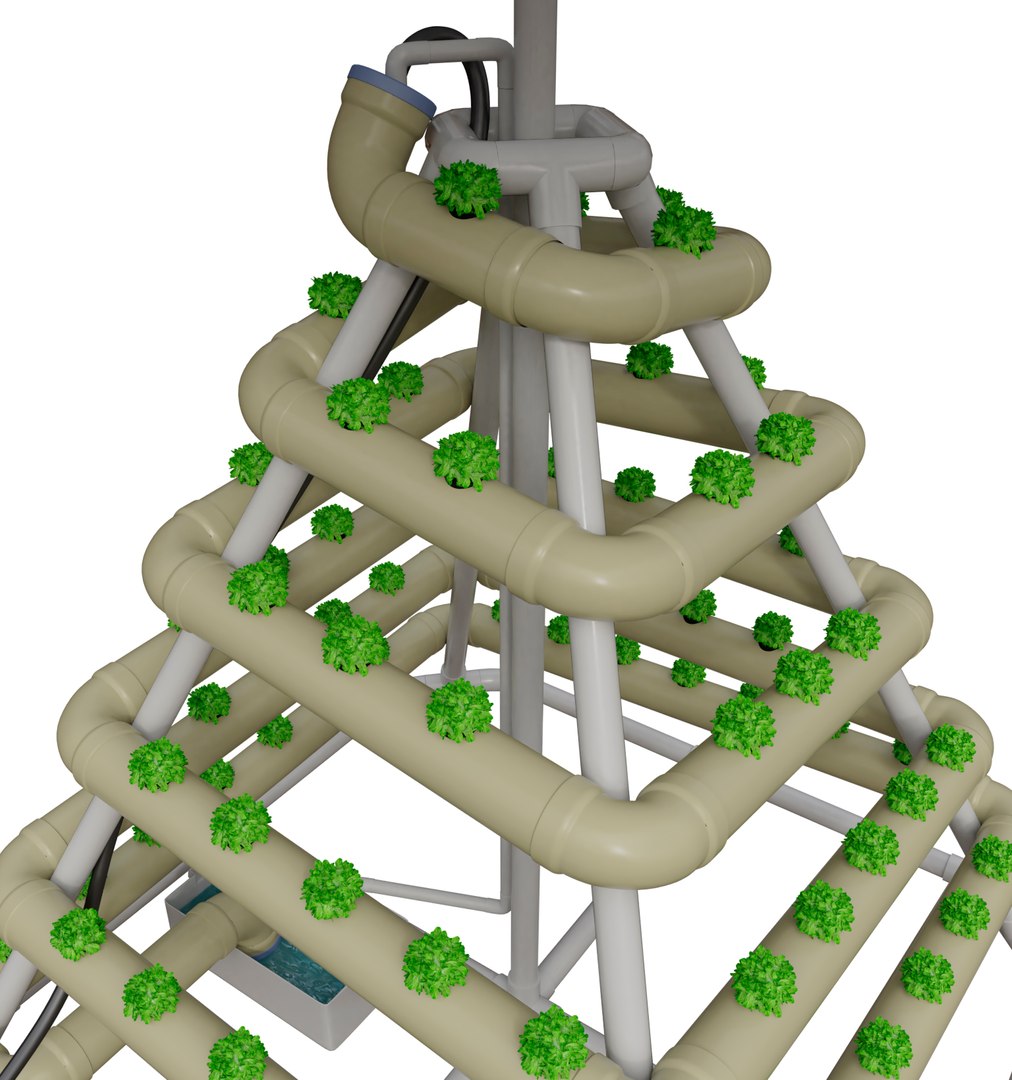 Hydroponic 3D Model - TurboSquid 1467408