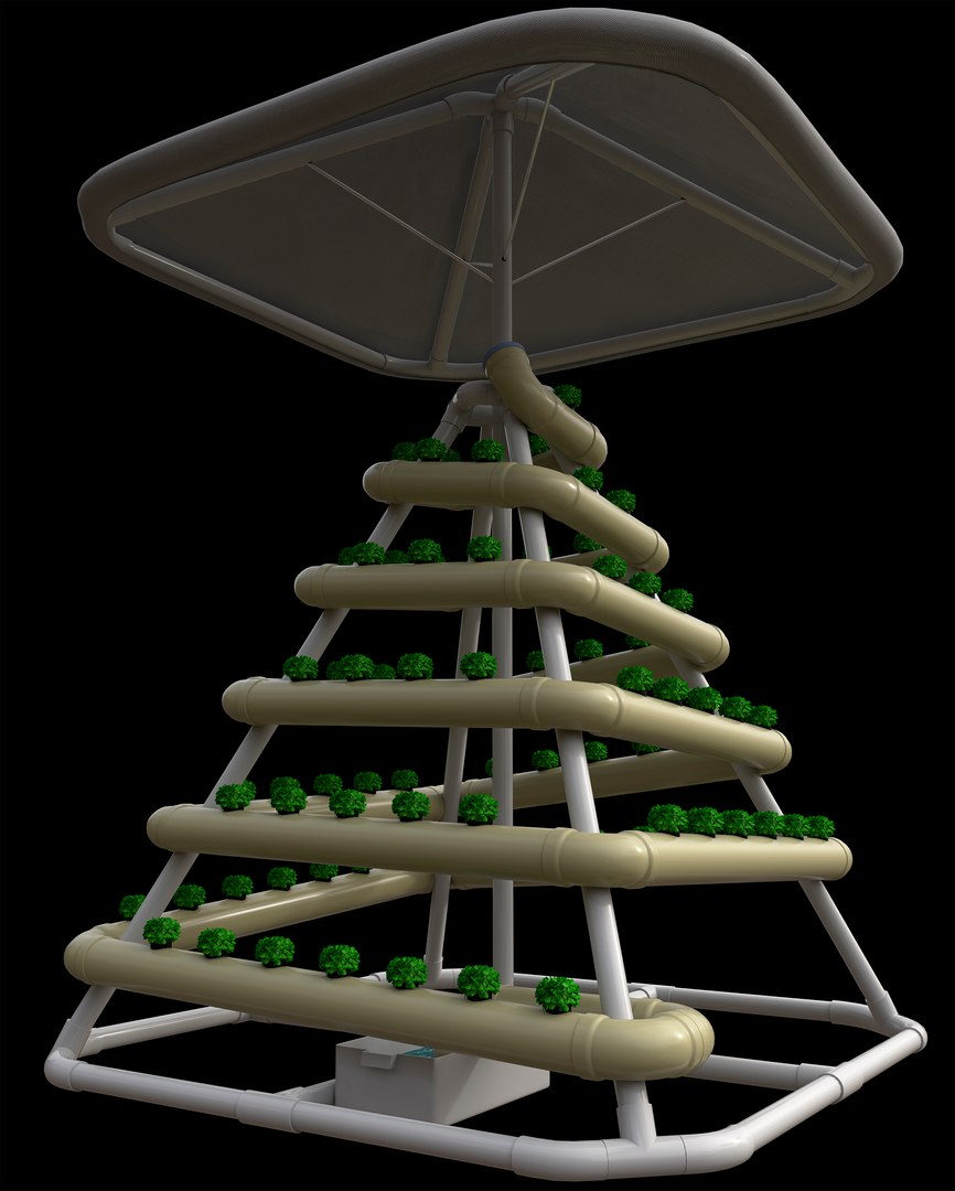 Hydroponic 3D Model - TurboSquid 1467408