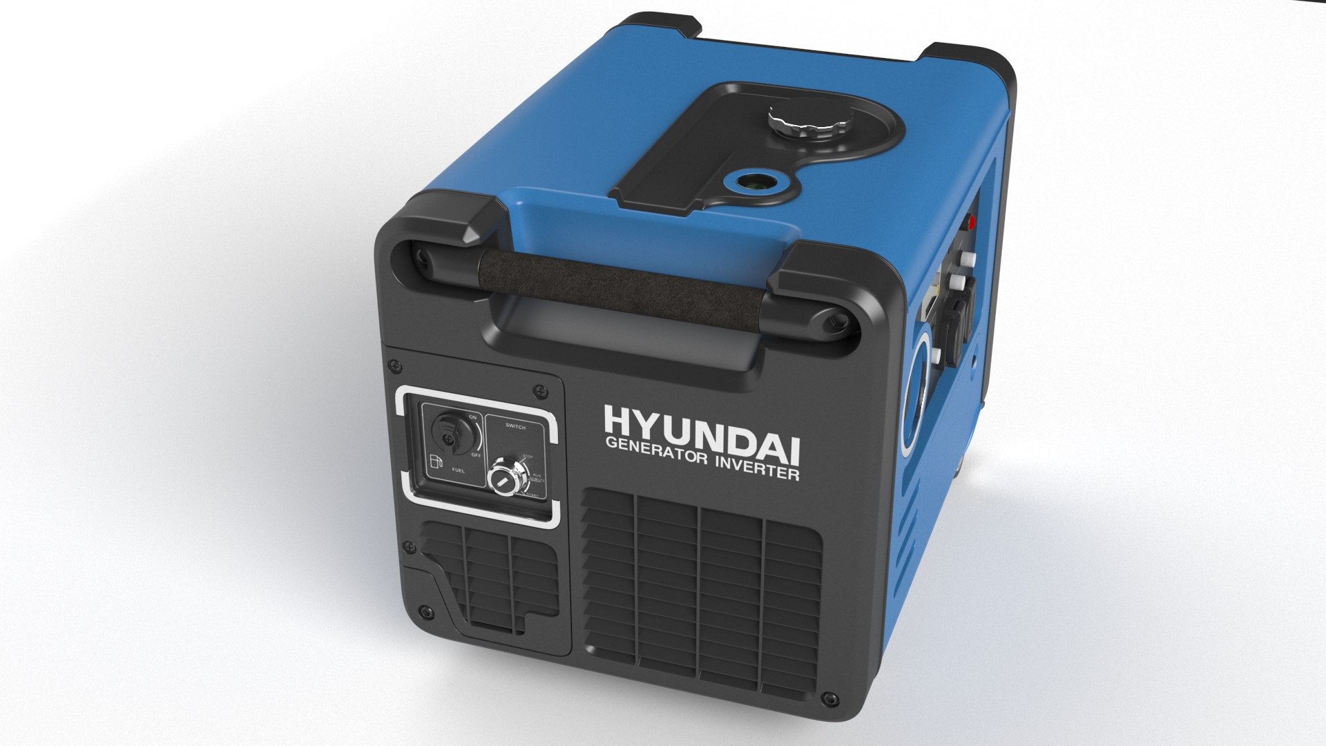 HYUNDAI GENERATOR INVERTER 4KW 3D - TurboSquid 2216936