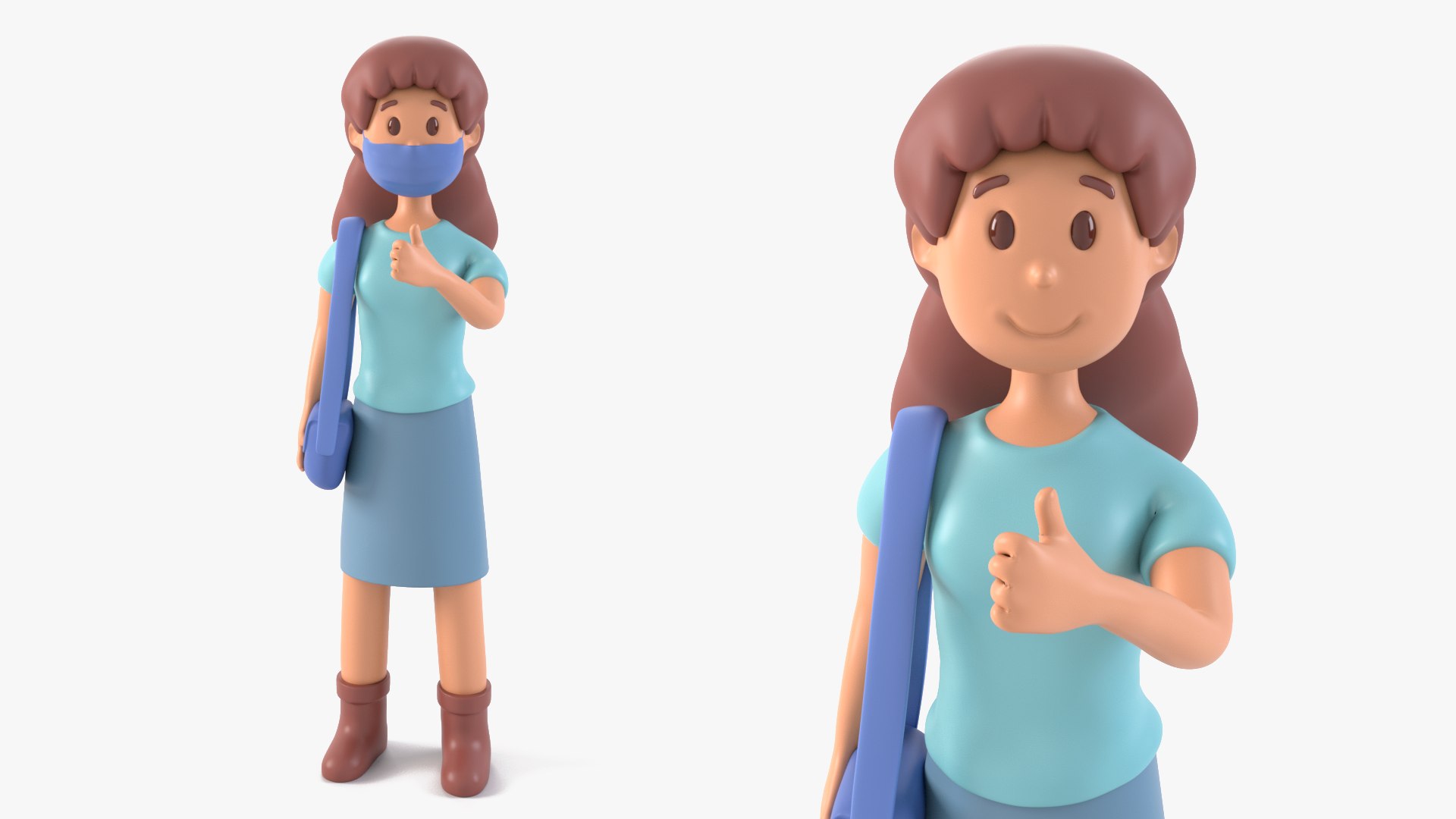 Minimal Character Masks 3D Model - TurboSquid 1590813