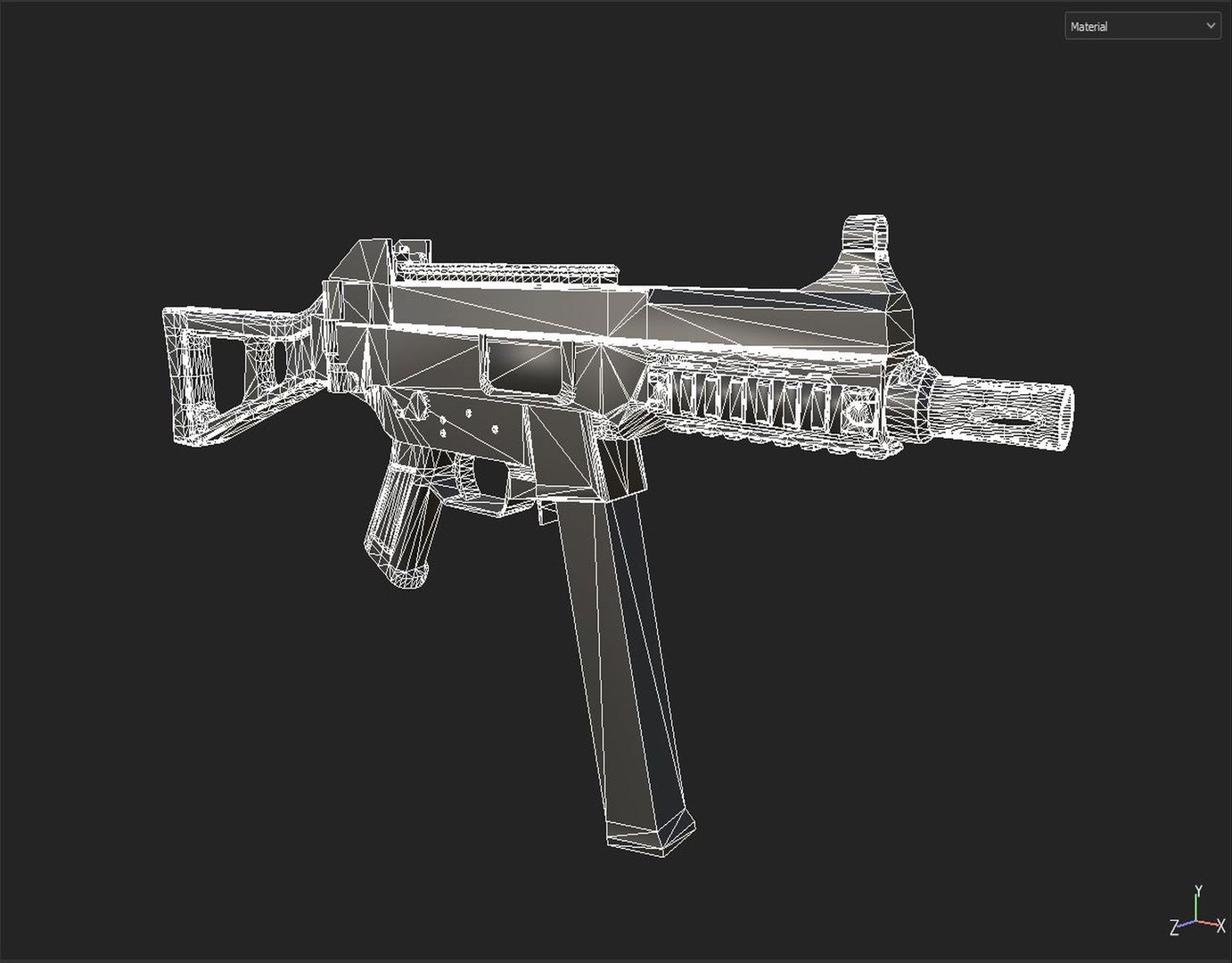 UMP45 3D Model - TurboSquid 2252882