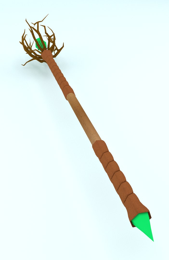 Fantasy Staff 3D Model - TurboSquid 1176690