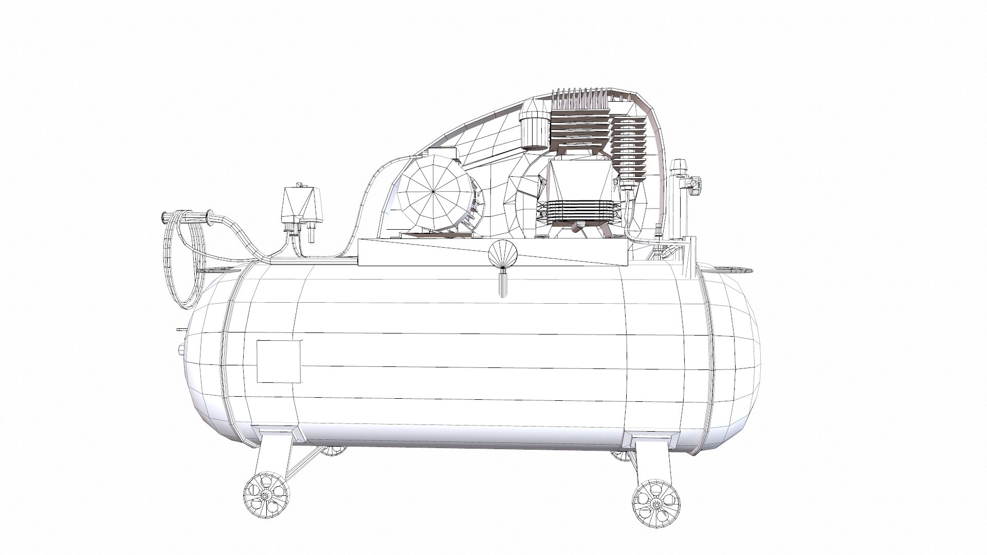 Air Compressor Abac Model - TurboSquid 2326346