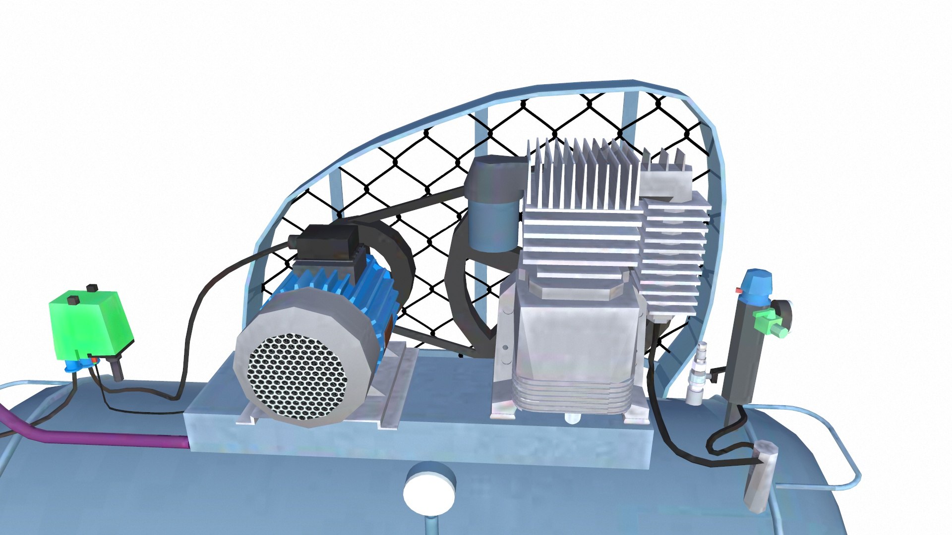 Air Compressor Abac Model - TurboSquid 2326346