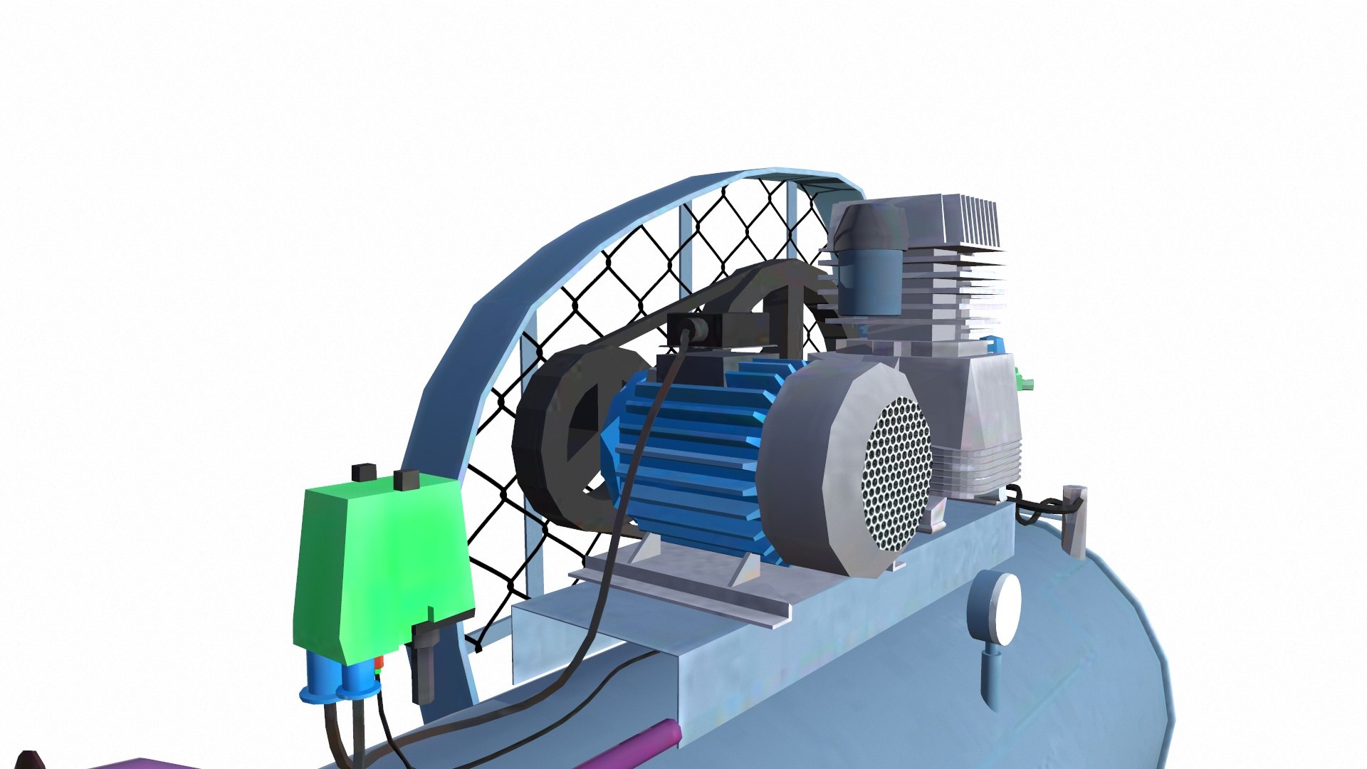Air Compressor Abac Model - TurboSquid 2326346