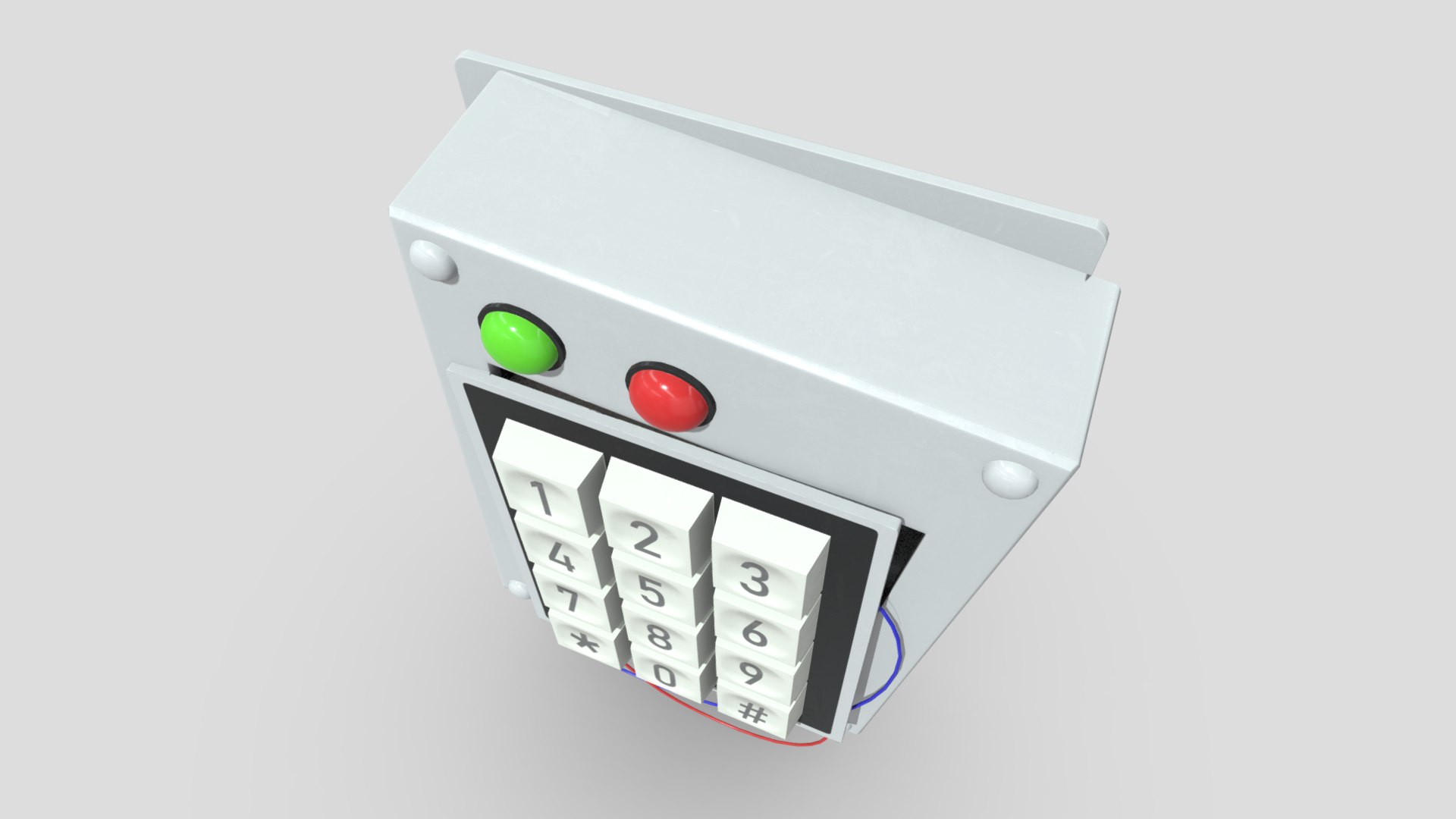 Keypad Door Lock Broken 3D - TurboSquid 2197848