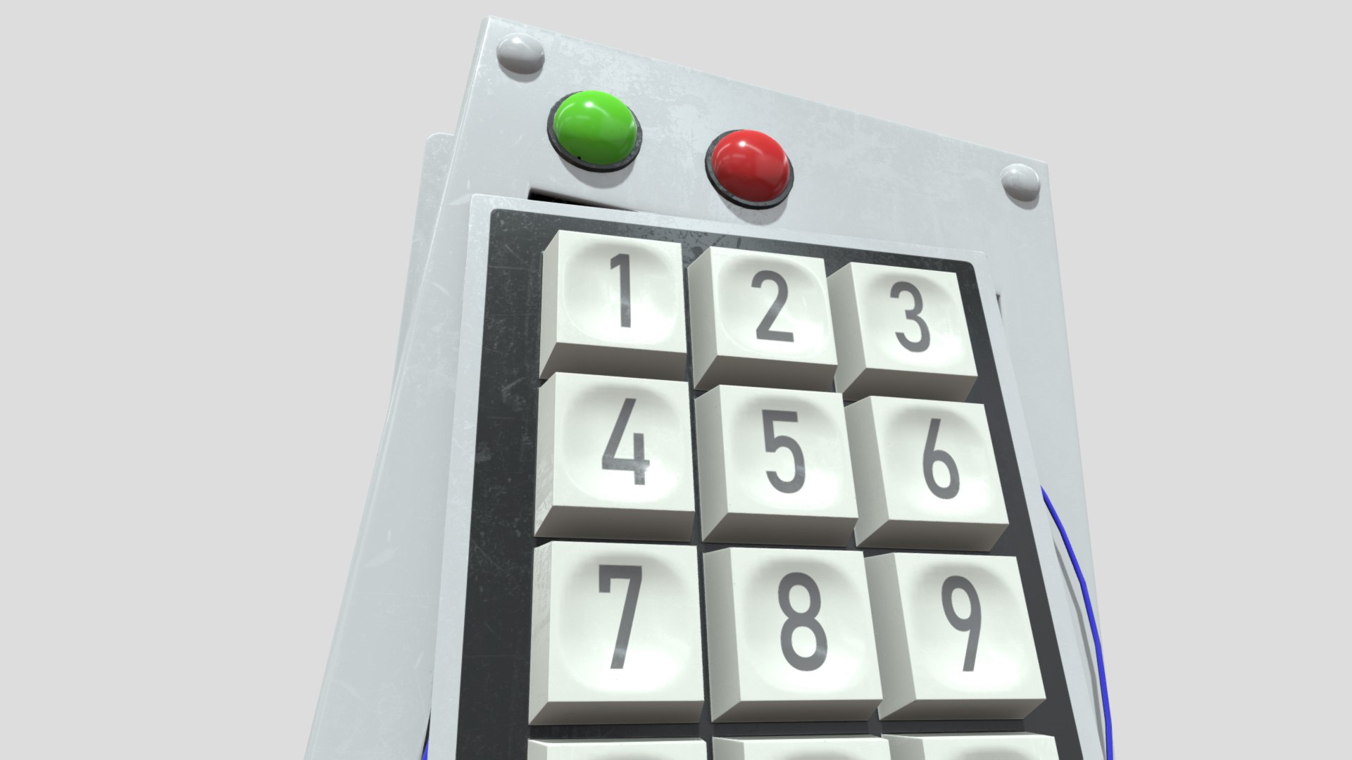 Keypad Door Lock Broken 3D - TurboSquid 2197848