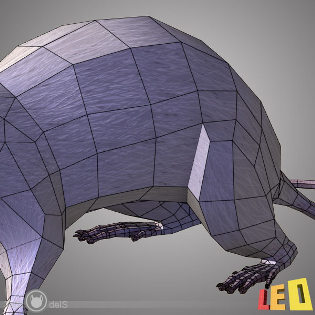 Rat Mouse Animal 3d 3ds