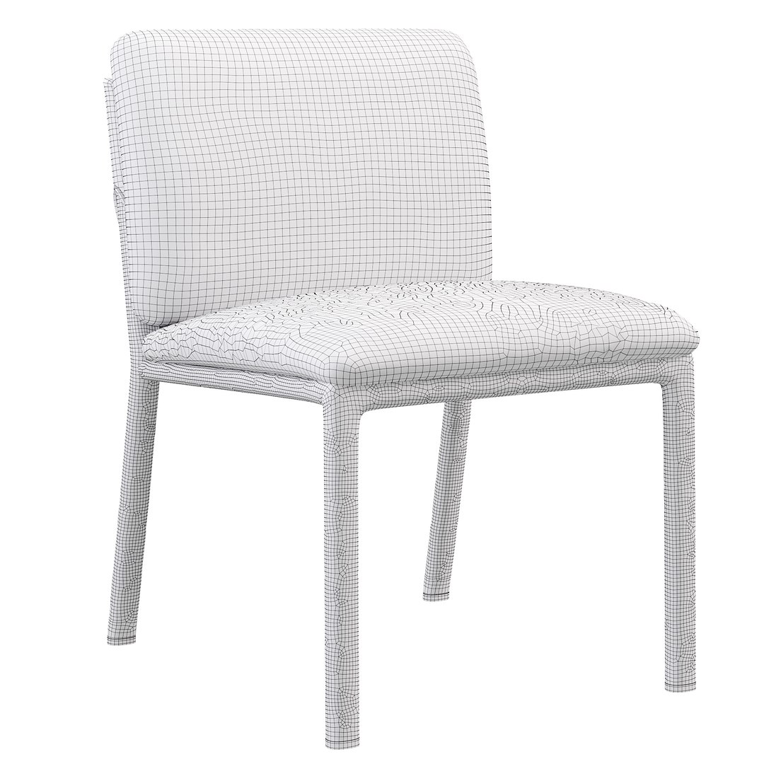 3D Ambra dining chair by Natuzzi model - TurboSquid 1930789