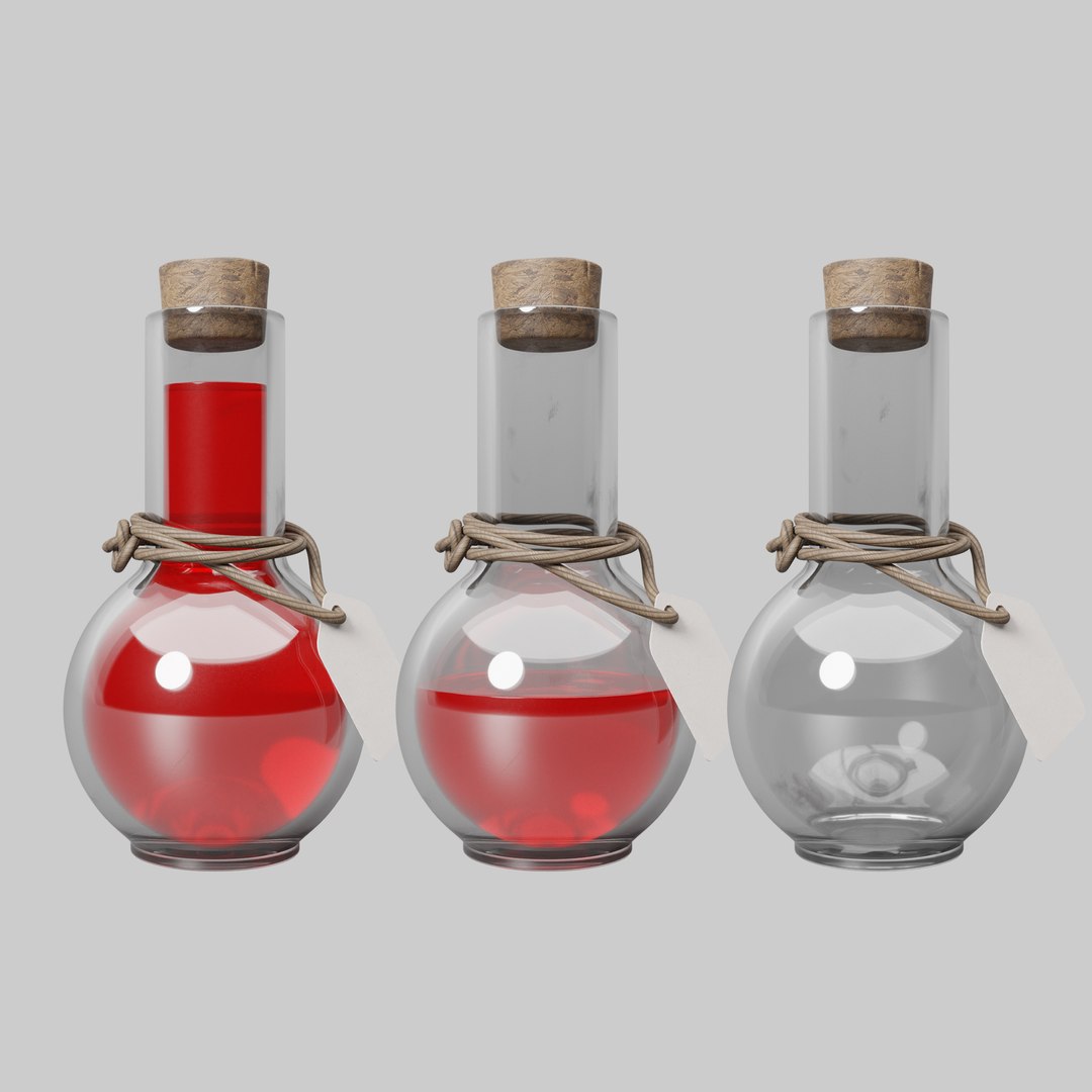 3D Alchemy Glassware Model - TurboSquid 2228598