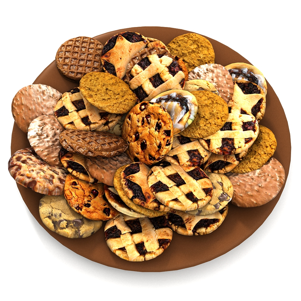 max pies cookies plate