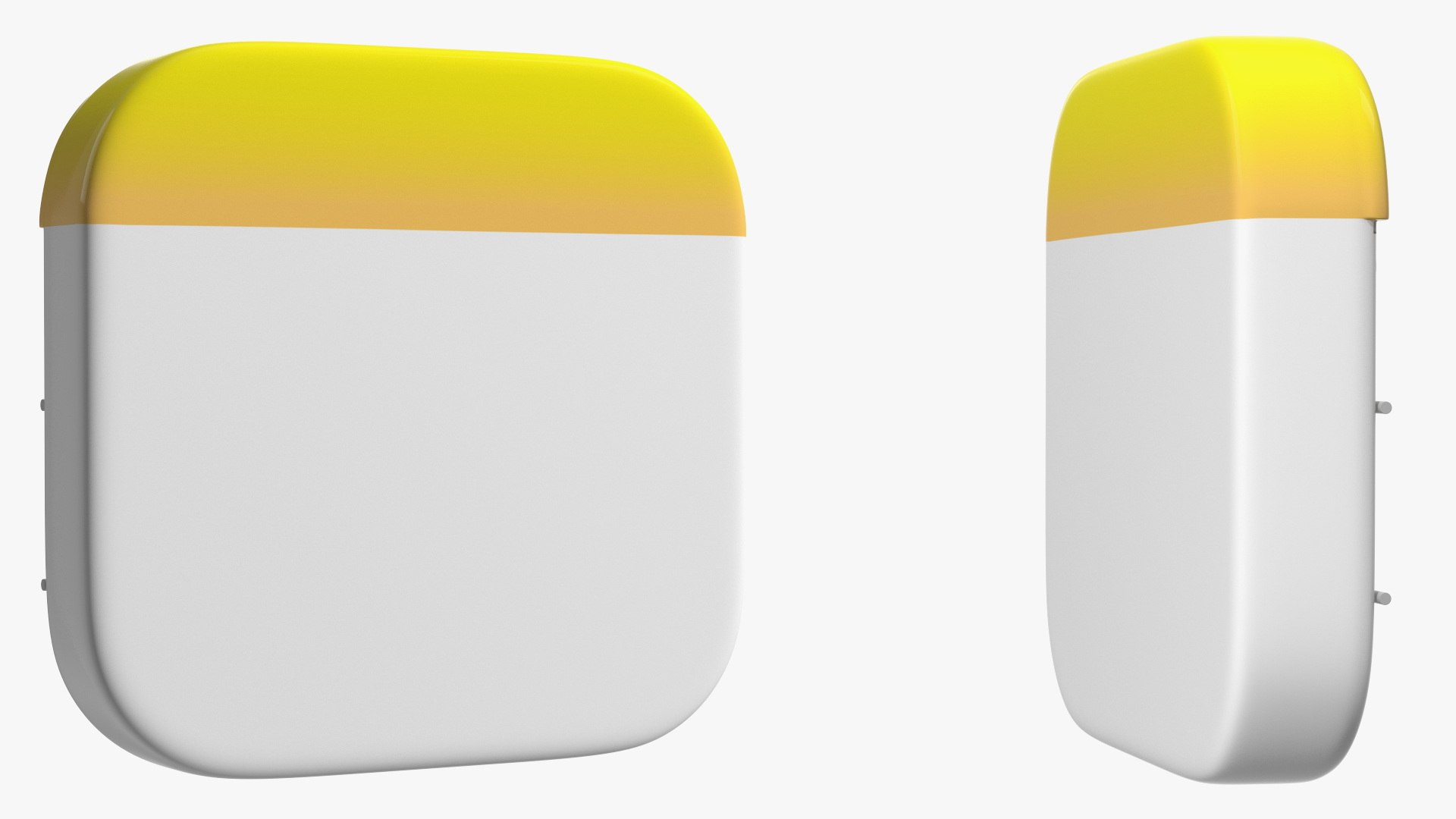 3d Iphone Ios Notes Icon Model Turbosquid 2222921