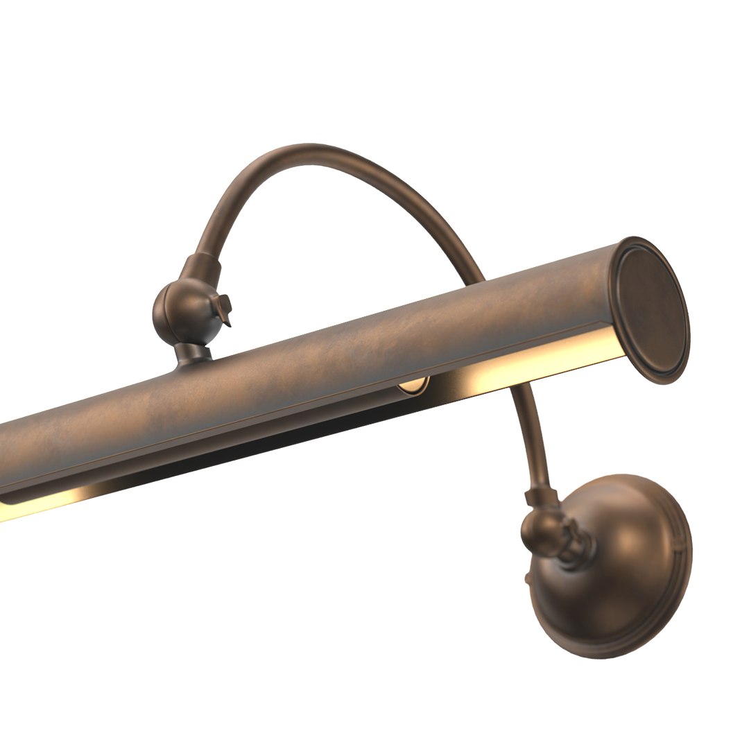 Wall Mounted Library Picture Light Italy 21st Century 3D model - TurboSquid 2085860