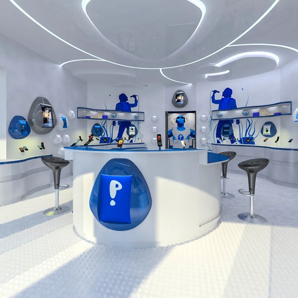 Mobile Phone Shop Interior 02 3D model - TurboSquid 1751245