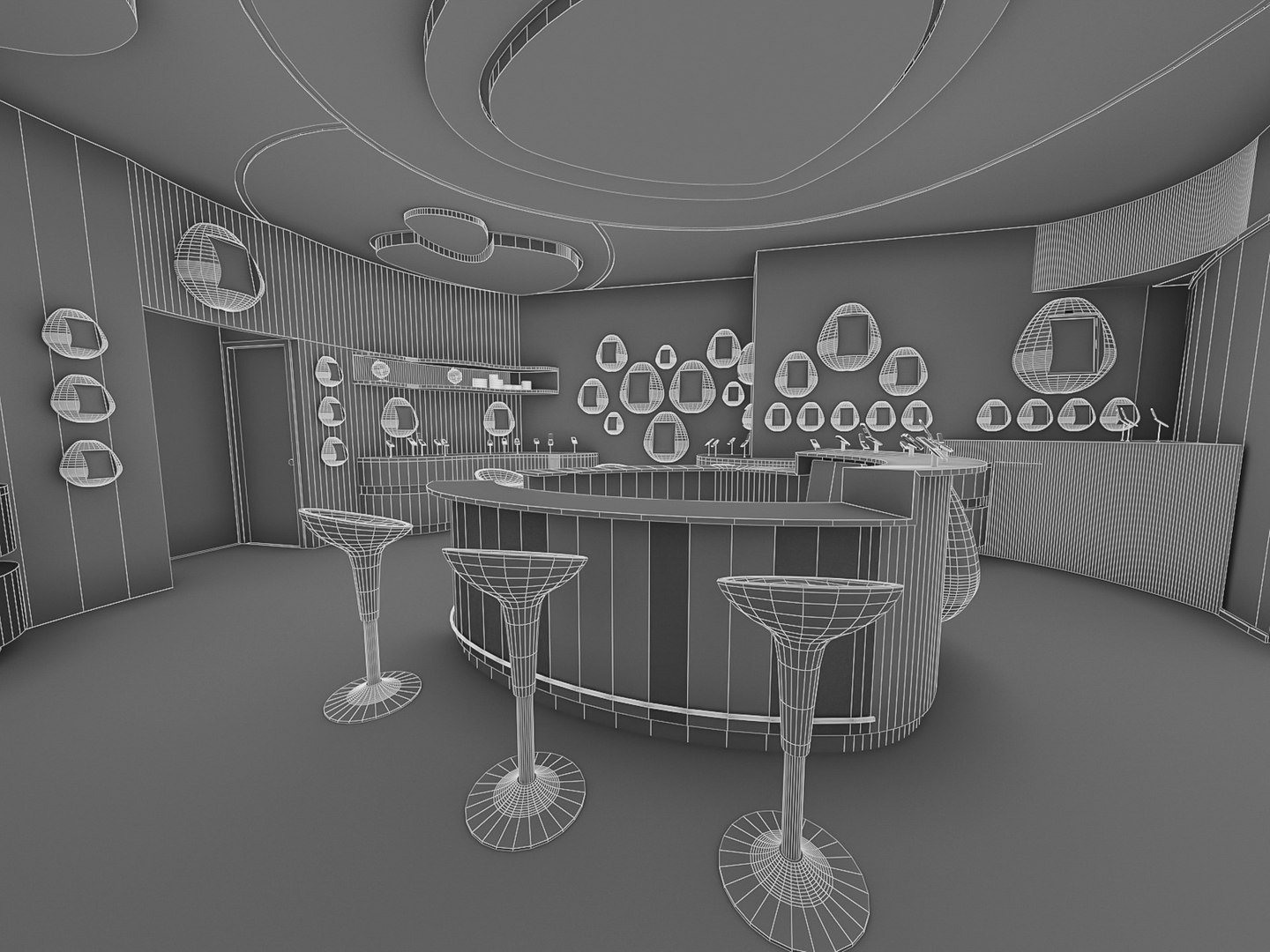 Mobile Phone Shop Interior 02 3D Model - TurboSquid 1751245