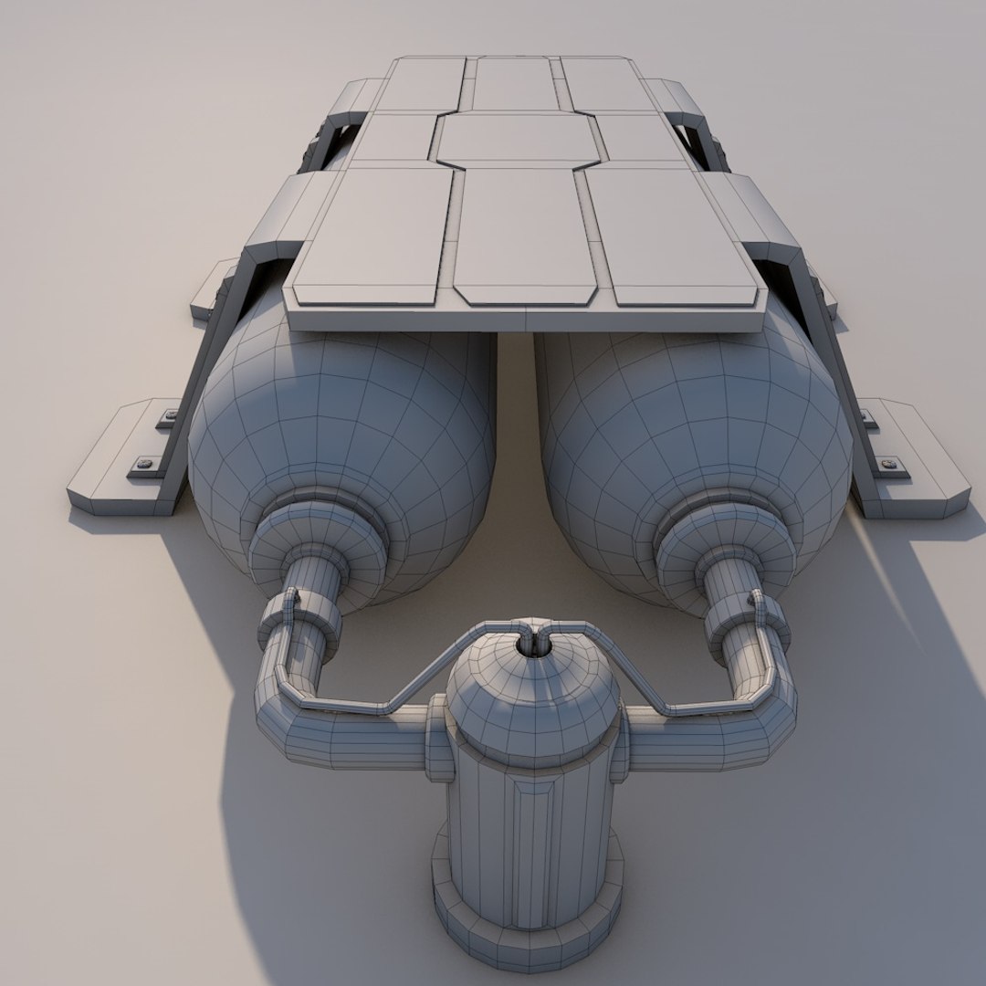3D Tank Brace Model - TurboSquid 1212038