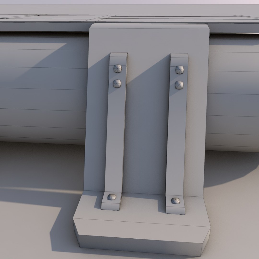 3D Tank Brace Model - TurboSquid 1212038