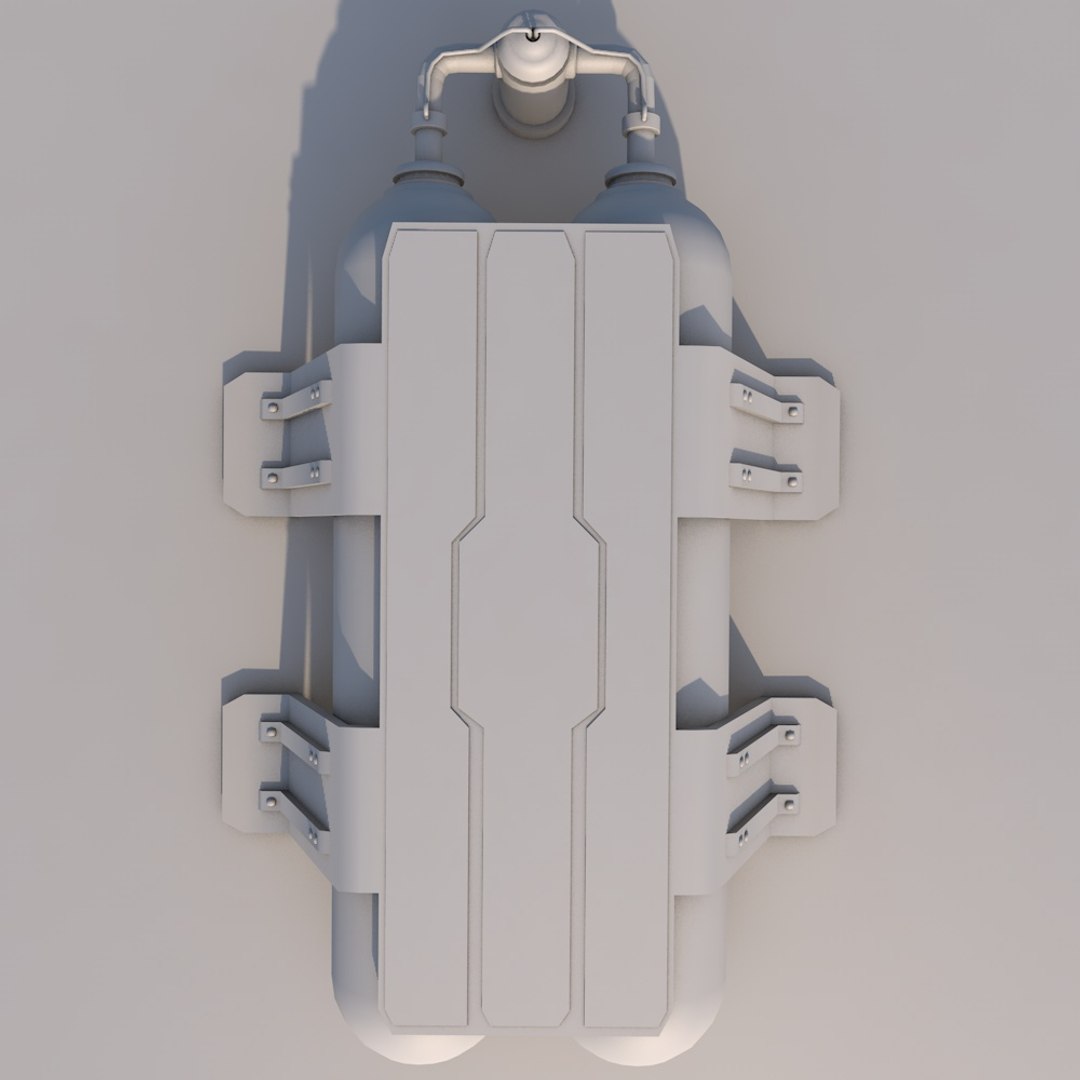 3D Tank Brace Model - TurboSquid 1212038