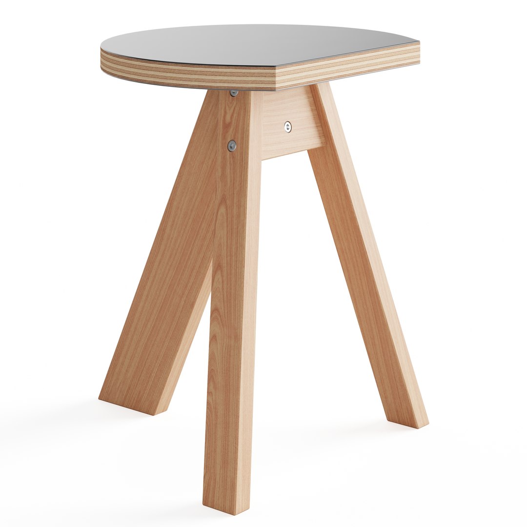 Kobo Side Table Stool 3D model - TurboSquid 1741370