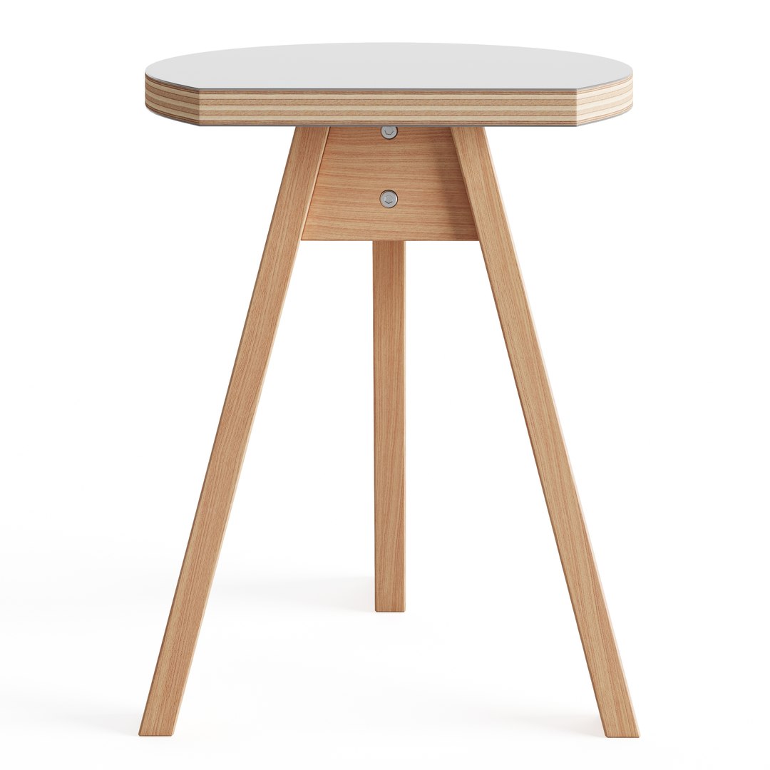 Kobo Side Table Stool 3D model - TurboSquid 1741370