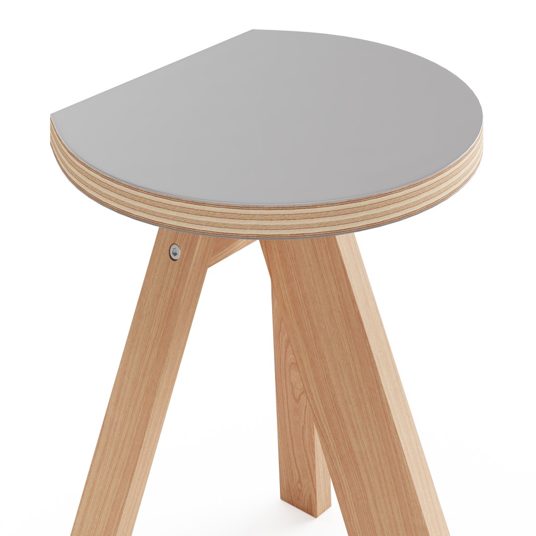 Kobo Side Table Stool 3D model - TurboSquid 1741370