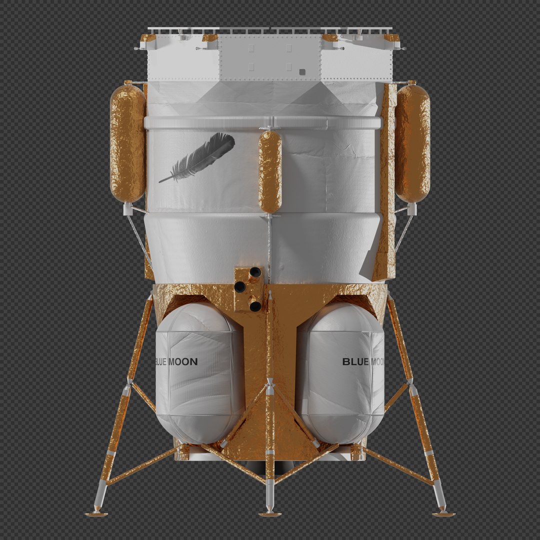 Blue Moon MK1 Lunar Lnader Model - TurboSquid 2150923