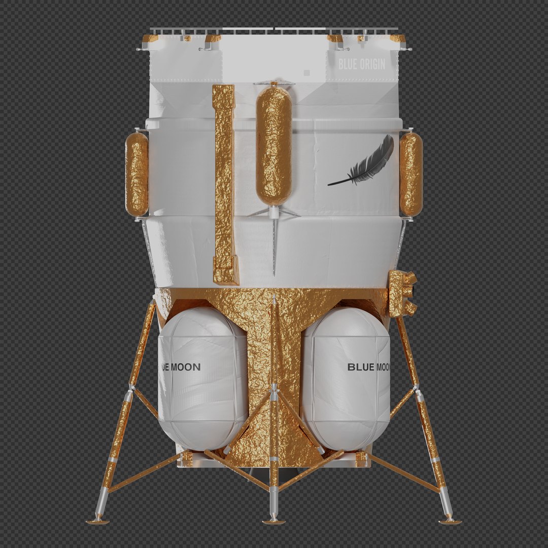 Blue Moon MK1 Lunar Lnader Model - TurboSquid 2150923