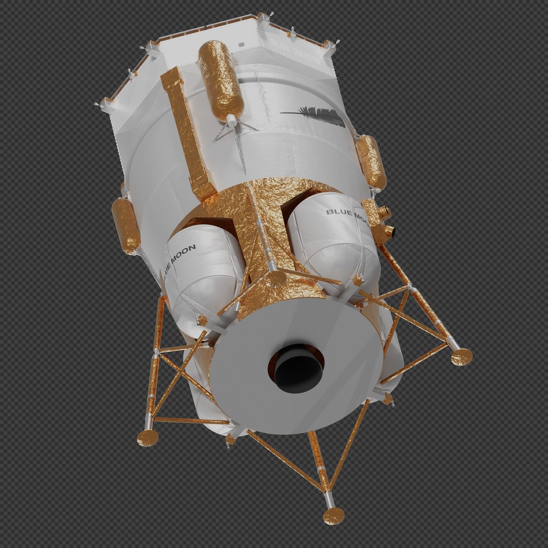 Blue Moon MK1 Lunar Lnader Model - TurboSquid 2150923