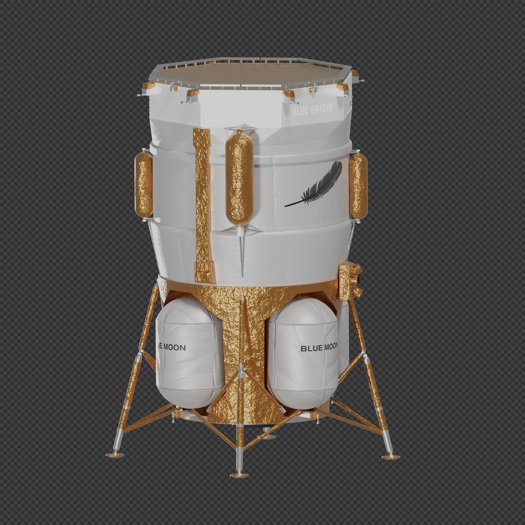 Blue Moon MK1 Lunar Lnader Model - TurboSquid 2150923