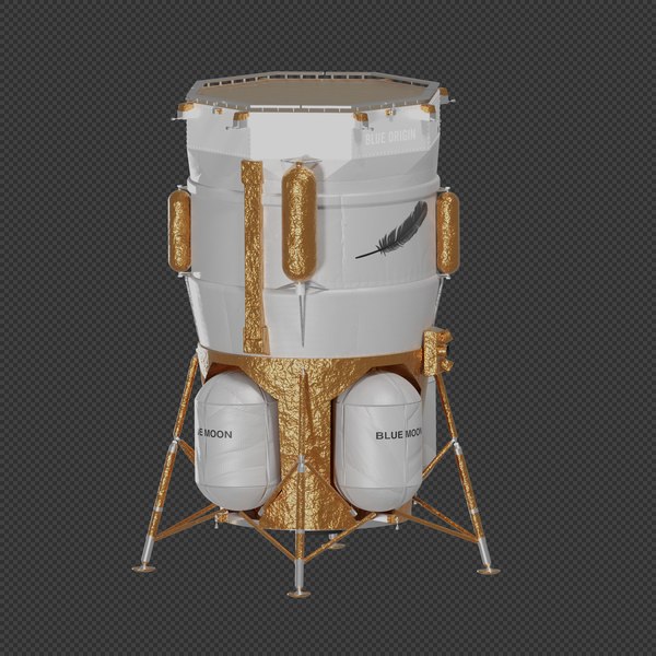 modelo 3d Estación lunar Blue Moon MK1 - TurboSquid 2150923