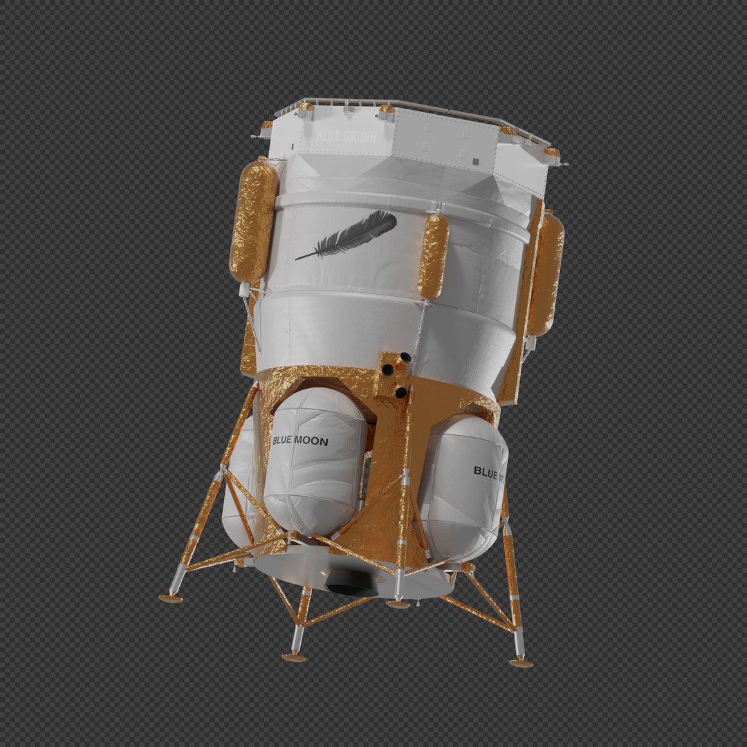 Blue Moon MK1 Lunar Lnader Model - TurboSquid 2150923