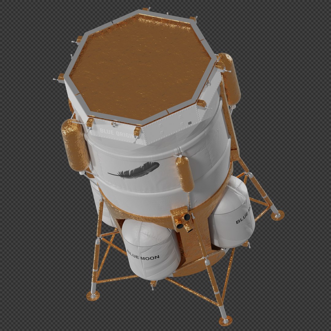 Blue Moon MK1 Lunar Lnader Model - TurboSquid 2150923