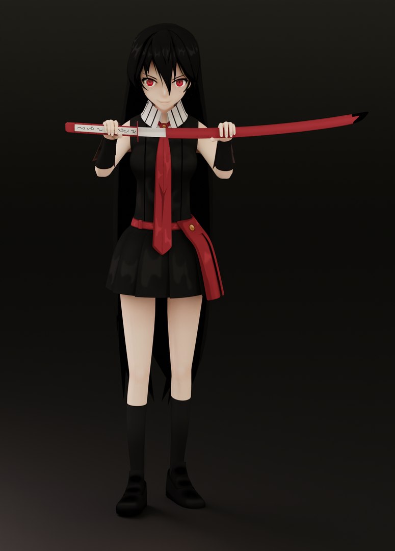 3D Akame model - TurboSquid 2144201