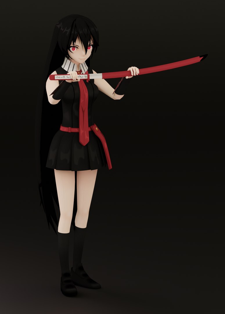 3D Akame model - TurboSquid 2144201
