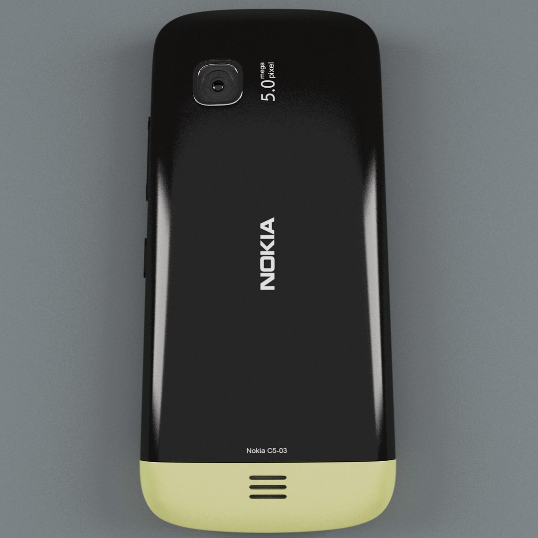 Nokia C Black Green D Model