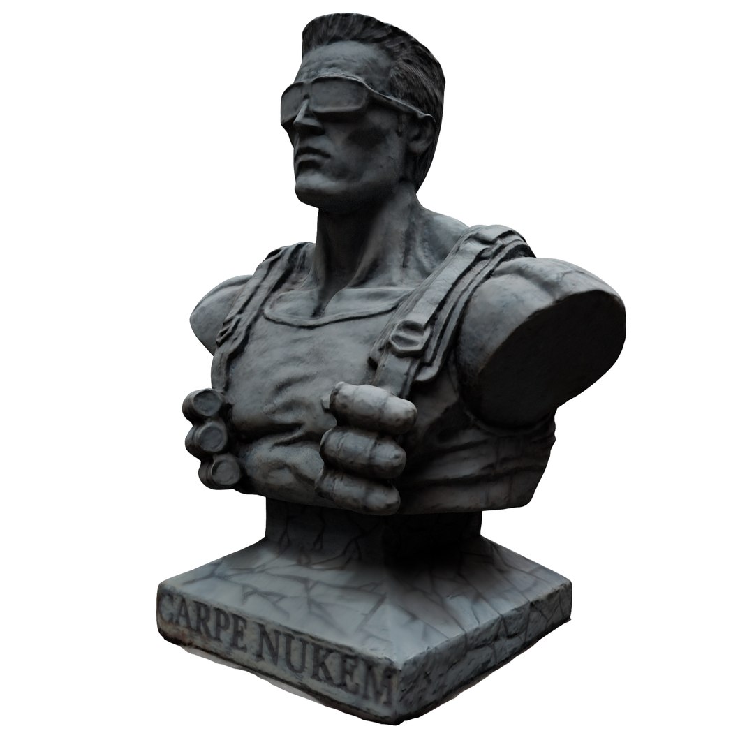 Free Duke Nukem Forever - Collectable Bust Model - TurboSquid 1998458