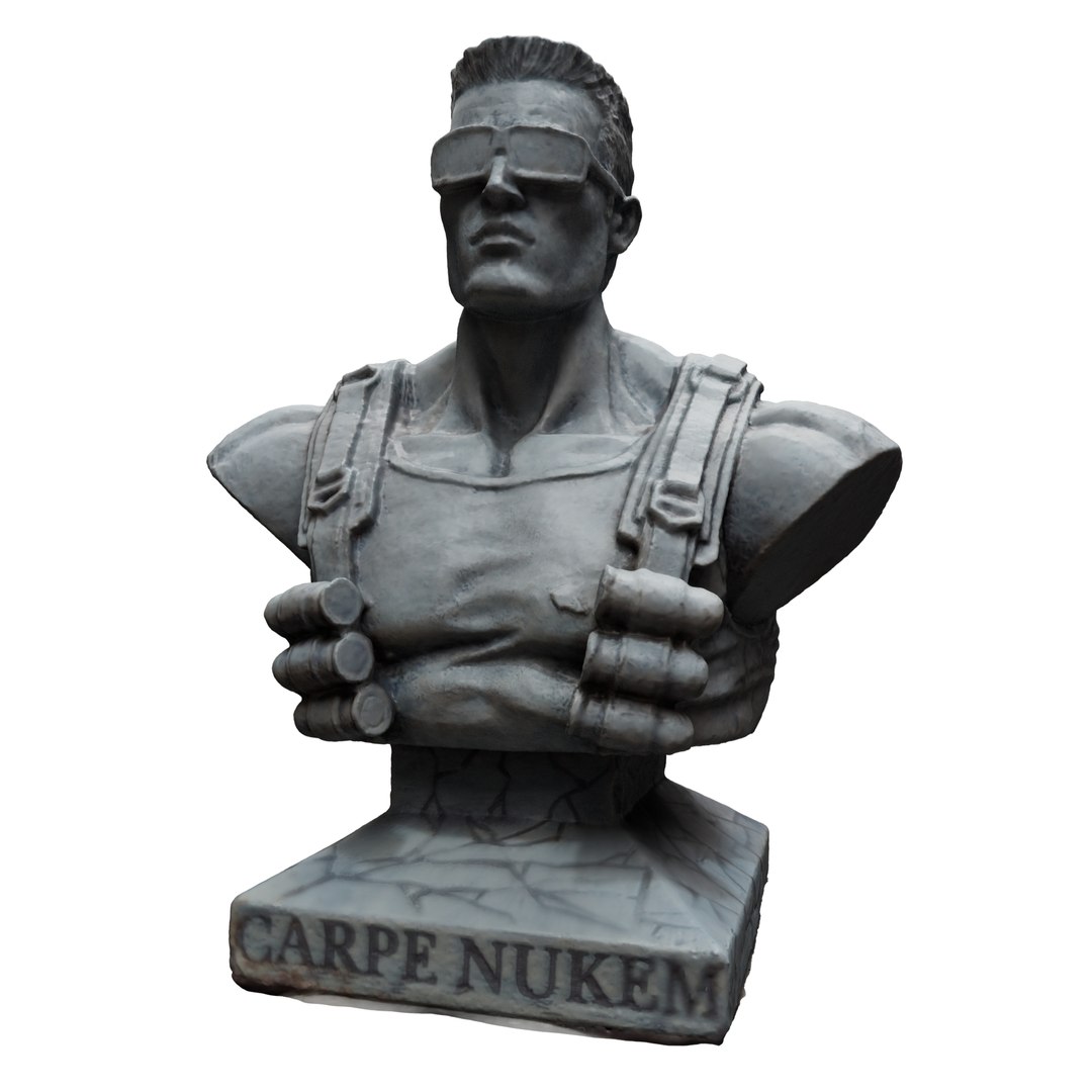 Free Duke Nukem Forever - Collectable Bust Model - TurboSquid 1998458