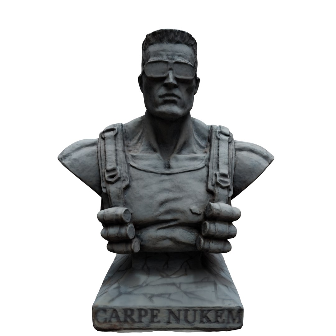 Free Duke Nukem Forever - Collectable Bust Model - TurboSquid 1998458
