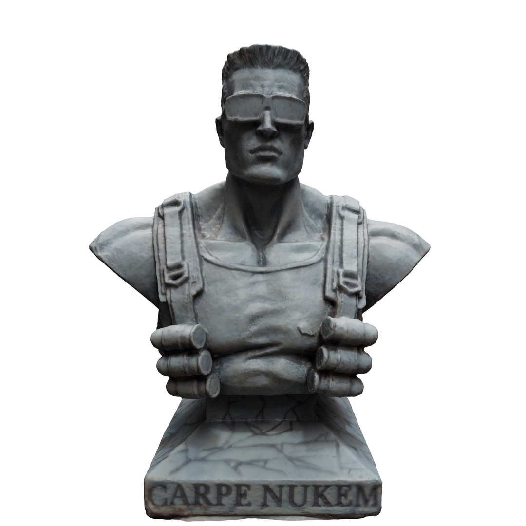 Free Duke Nukem Forever - Collectable Bust Model - TurboSquid 1998458