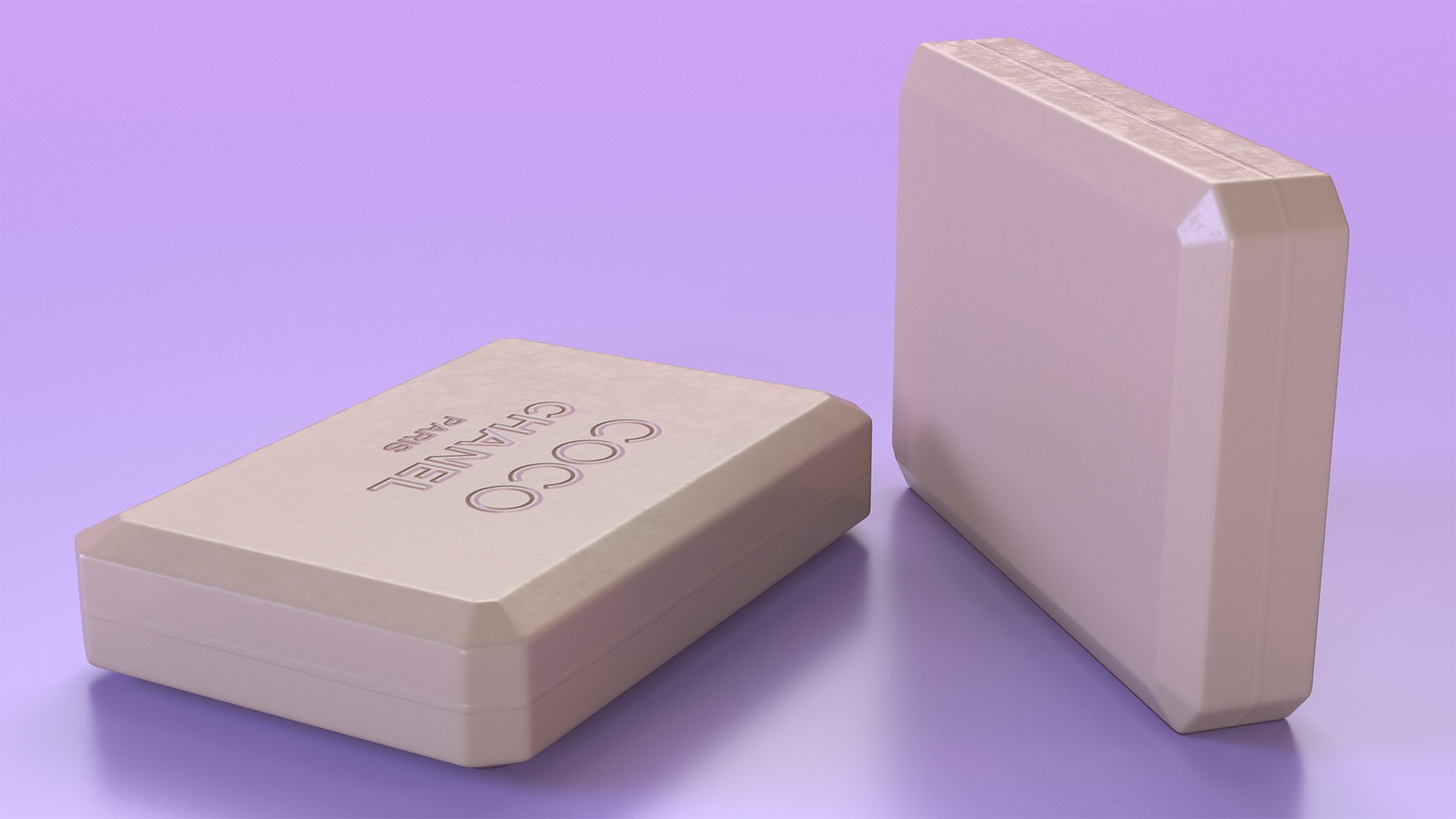 3D chanel fresh bath soap model - TurboSquid 1446331