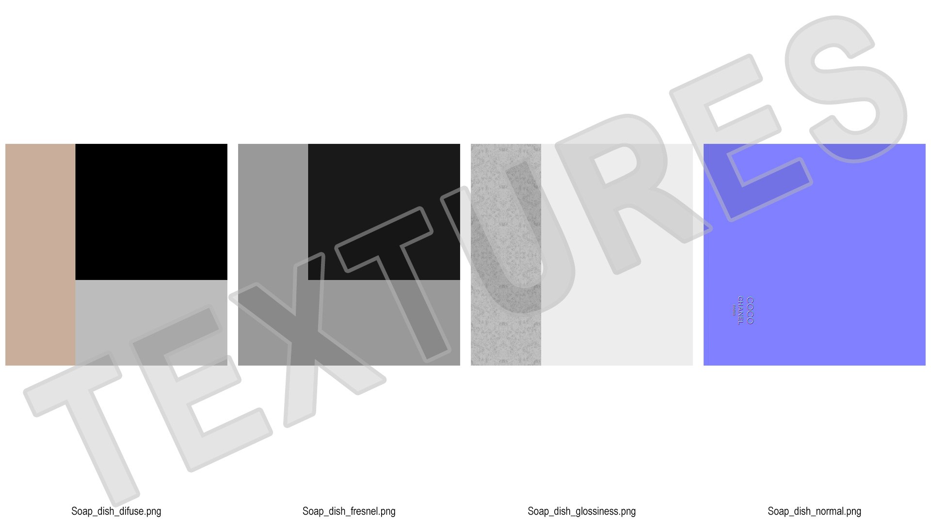 3D chanel fresh bath soap model - TurboSquid 1446331