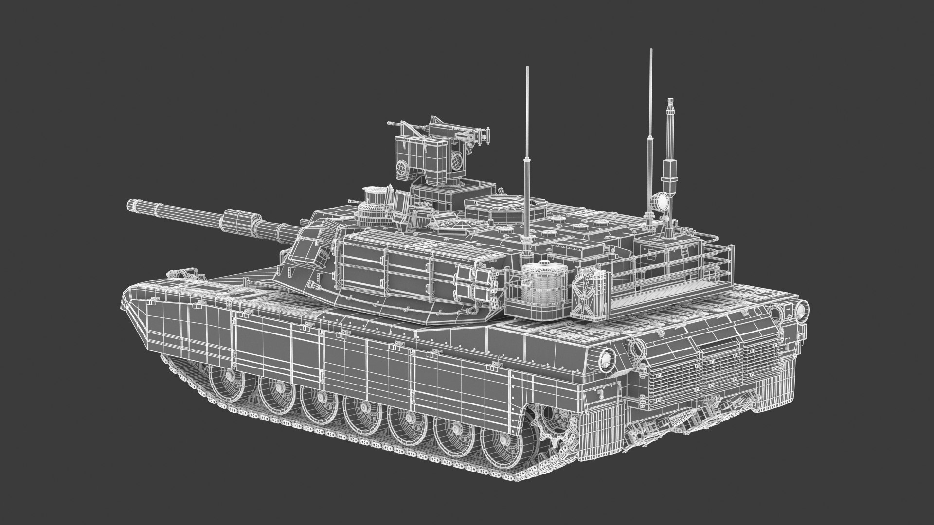 M1A2 SEP Abrams Tank 3D model - TurboSquid 1922062