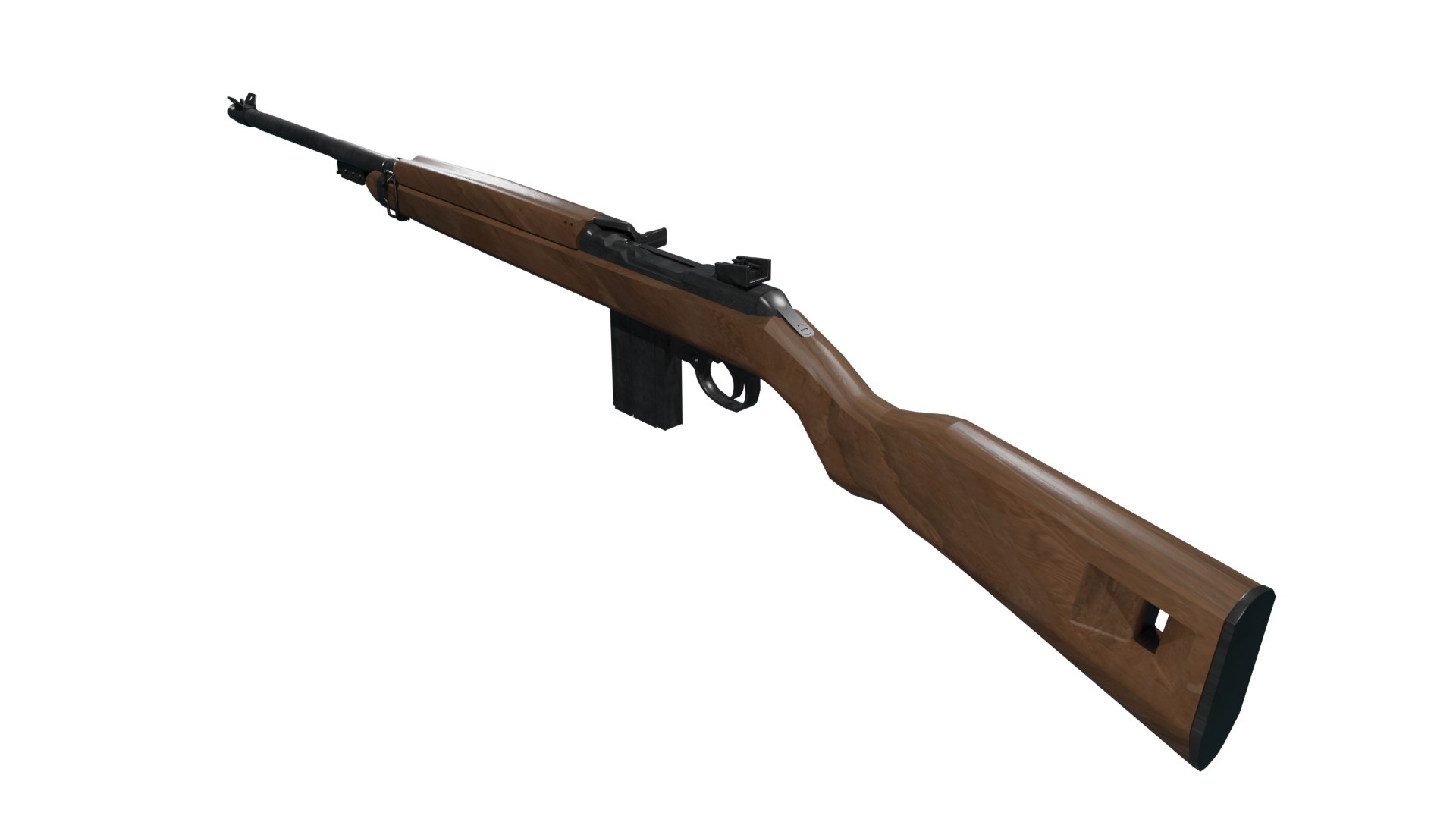 3D M1 Carbine Model - TurboSquid 1819825
