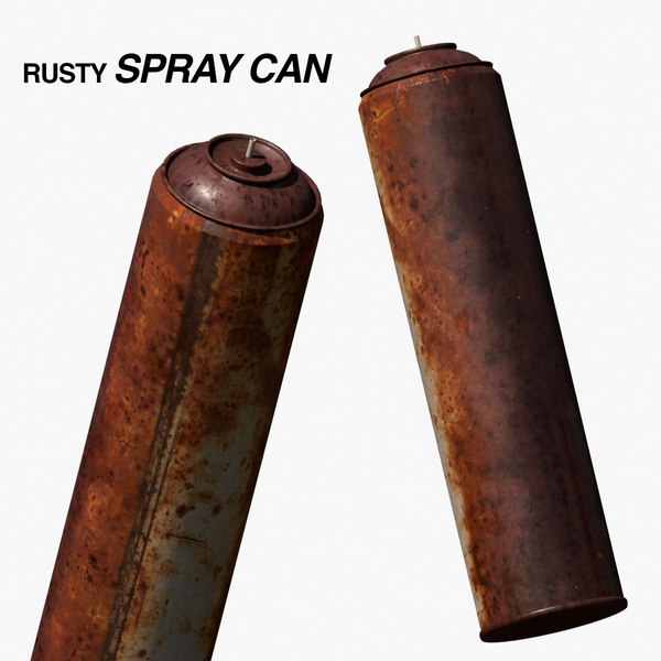 свободно 3D модель Spray Can Old Rusty - TurboSquid 2098825