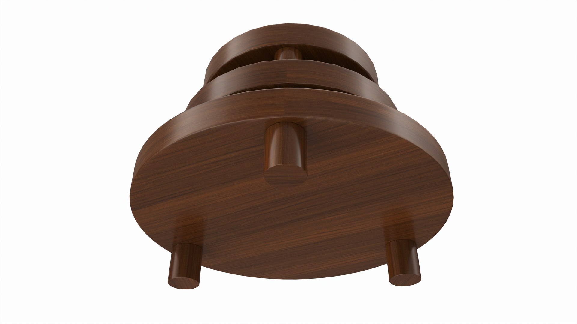 3D Store Wooden Round Display Stand Model - TurboSquid 2188009