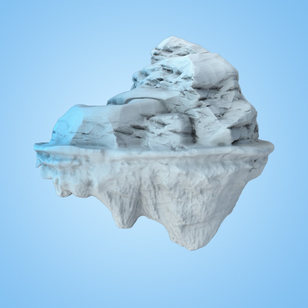 3d Iceberg 4 Model