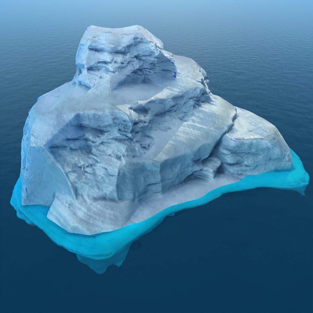 3d Iceberg 4 Model