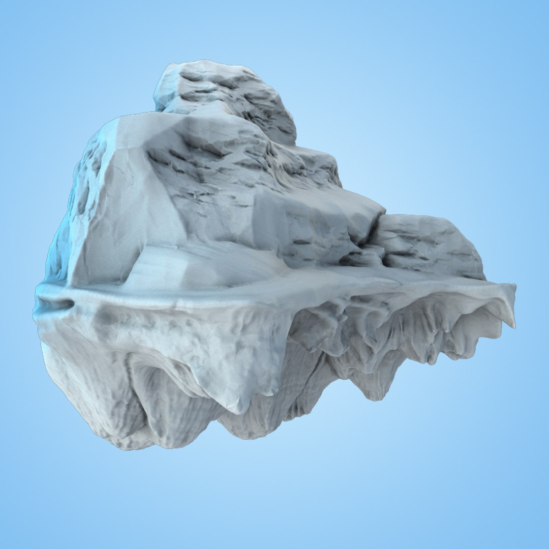 3d Iceberg 4 Model
