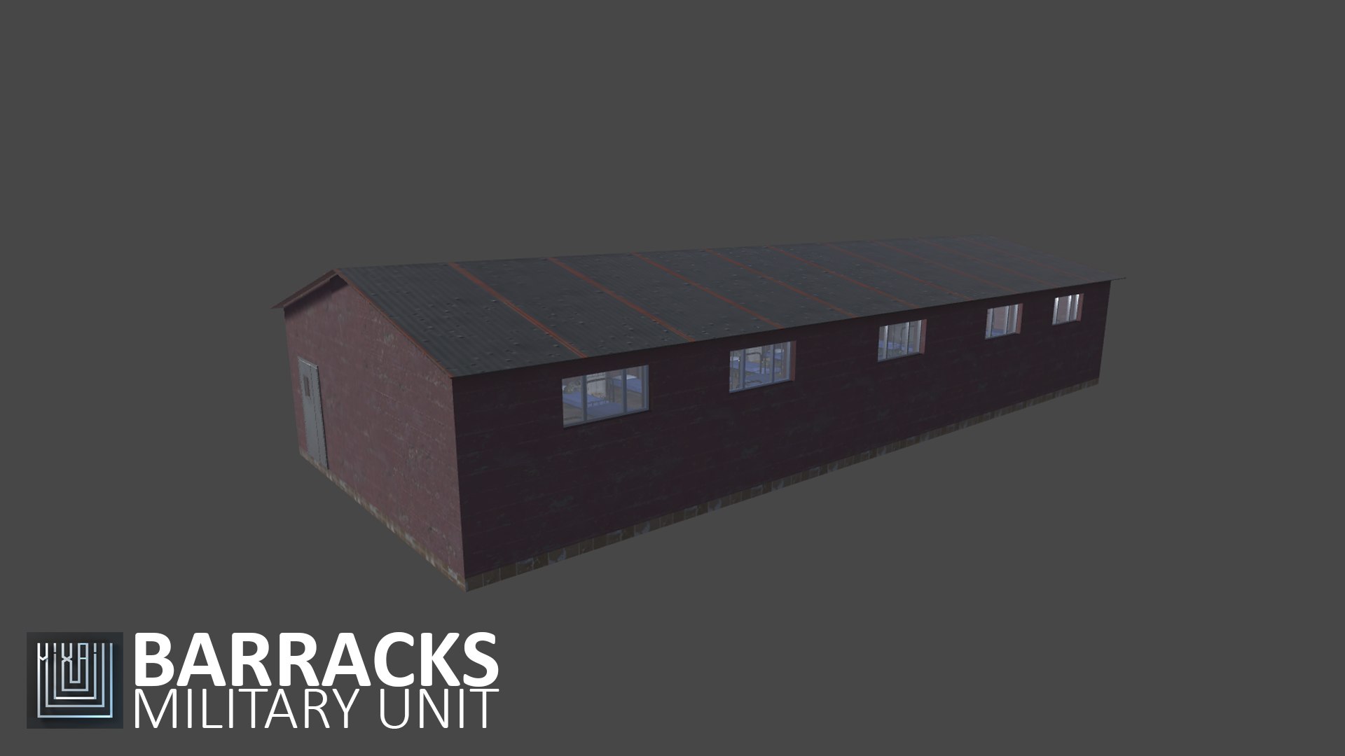 Games barracks - military model - TurboSquid 1415585